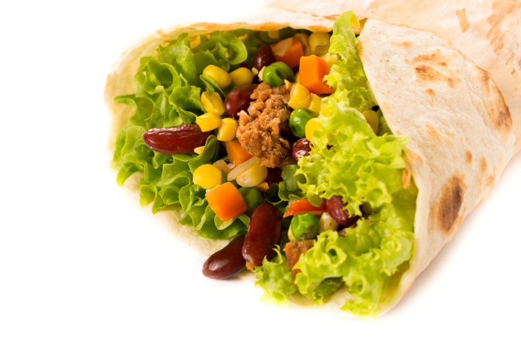 Mince & Kidney Bean Burritos - Melanie McGrice